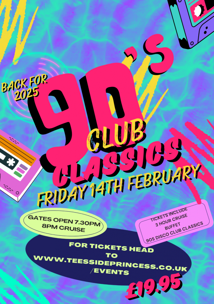 Events for 2025 – Teesside Princess